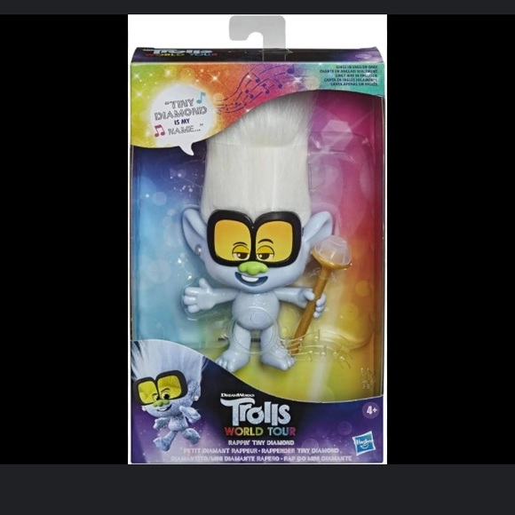 Trolls | Toys | Nib World Tour Rappin Tiny Diamond Doll | Poshmark